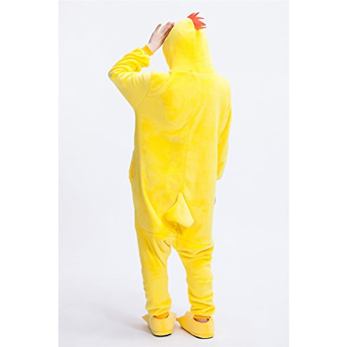Adult Chicken Kigurumi Animal Costume Pajamas Homewear Lounge Wear M Yellow