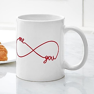 CafePress You And Me Together Forever Mugs Ceramic Coffee Mug, Tea Cup 11 oz