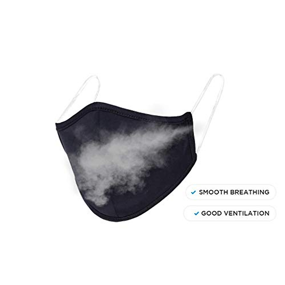 Guria Fashion Protective Cloth Face Mask, Washable Reusable Spandex Fabric - Unisex, 20+ Colors Available