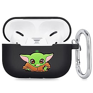 Flocute Silicone Case Compatible with AirPods Pro Silicone Cartoon Case with 3D Baby Funny Cute Cover with Keychain Gift for Women Girls Kids for AirPods Pro ((Monster Baby)