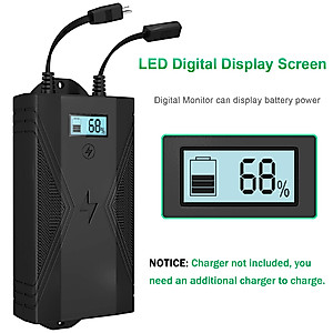 Battery Pack for Reclining Furniture 2500mAh Universal Wireless Recliner Battery Pack Rechargeable for Electric Recliner, Couch, Sofas, Lift Chairs Fits Furniture with 2-Pin Connection