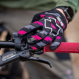 Muc Off Bolt MTB Gloves, L - Slip-On Cycling Gloves for MTB/BMX/Gravel/Road Bikes - Touch Screen Compatible Mountain Bike Gloves for Men and Women