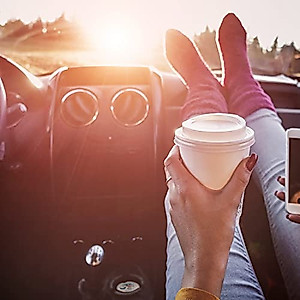 CounterArt Mermaid Island 1 Pack Absorbent Stone Coaster for Vehicle Cup Holder 2.6” Diameter Manufactured in The USA