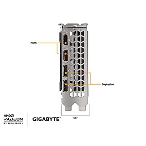 Gigabyte Radeon RX 6650 XT Eagle 8G Graphics Card, WINDFORCE 3X Cooling System, 8GB 128-bit GDDR6, GV-R665XTEAGLE-8GD Video Card