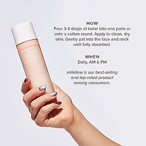 glowoasis Milkdew pH Balancing Skin Care Toner | 2-in-1 Moisturizing Skincare Toner |Hydrating Toner for Face | Facial Skin Care Products| Vegan Face Toner for Women & Men