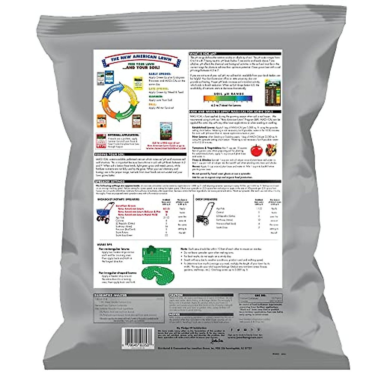 Jonathan Green (11353) Mag-I-Cal Soil Food for Lawns in Acidic Soil - Soil Amendment for Grass (5,000 Sq. Ft.)