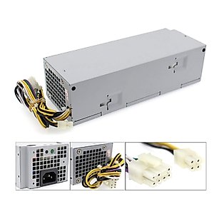 Upgraded 240W 3650 Power Supply Replacement for Dell Optiplex 3650 7040 3040 3656 5040 (SFF)B240NM-00 HU240AM-00 AC240EM-00 P/N: 4GTN5 4R1KT D7GX8 HGRMH 2P1RD H62JR 3RK5T 6WX7D 0M1C3(8+4PIN Connector)