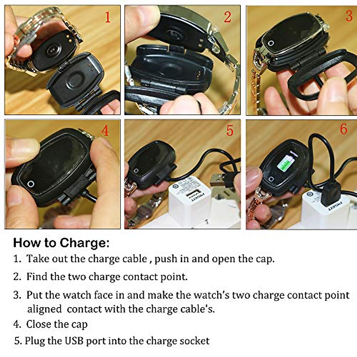 Exquisite Smart Watch, Fitness Tracker with Blood Pressure/Heart Rate/Sleep Monitor for Women, Silver