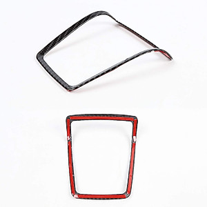 Voodonala for 2009-2014 Ford F150 ABS Carbon Fiber Steering Wheel Accessories Cover Trim, 1 pc