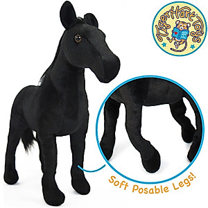 TigerHart Ignacio The Black Stallion - 18 Inch Stuffed Animal Plush