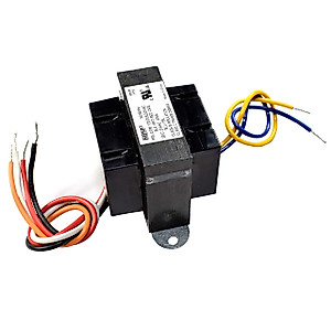 HQRP Transformer Primary 120V-240V, Secondary 24V Compatible with HVAC Furnace, Nest Ecobee Sensi Honeywell Thermostat, Nest Doorbell 120v-240v-to-24v Replacement 40VA Power Supply C(UR) US Certified