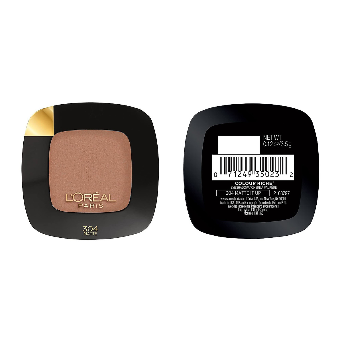 L’Oréal Paris Colour Riche Monos Eyeshadow, Matte It Up, 0.12 oz.