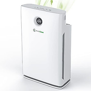 InvisiClean Claro Air Purifier for Home Allergies & Pets - 1651 Sq Ft - 4 in 1 H13 True HEPA Filter Portable for Large Room & Bedroom