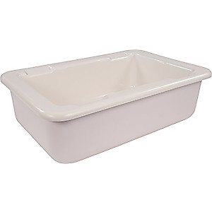 Carlisle FoodService Products CM104902 Coldmaster 6" Deep Insulated Food Pan with Organizer, Full-Size, White