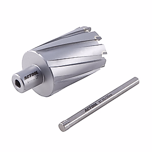 ACTOOL 1-7/8'' Diameter x 2'' Depth of Cut Carbide Tipped TCT ANNULAR Cutter with 3/4'' Weldon Shank