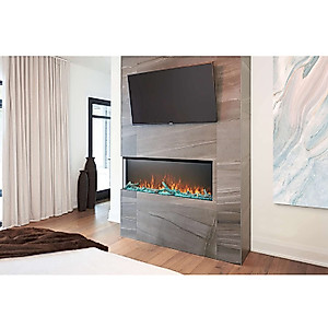 Napoleon Trivista 50 inch Wall Mount Electric Fireplace - Black, NEFB50H-3SV