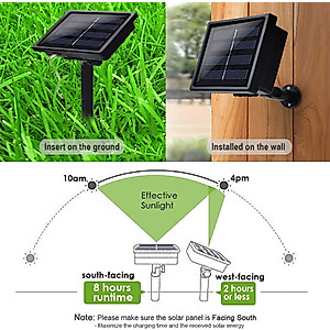 TuoPuLife Solar String Lights Outdoor, 2 Pack 21.3ft 30 LED Crystal Balls Waterproof Globe Solar Powered Fairy String Lights for Christmas Garden Yard Home Patio Wedding Party Holiday Decoration