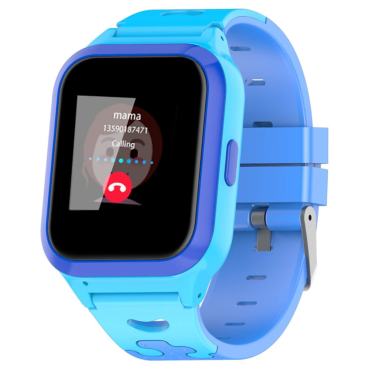 Vowor Kids Smart Watch, 4G WiFi GPS LBS Tracker SOS Emergency Call Video Chat Children Smartwatches, IP67 Waterproof Phone Watch for Boys Girls Age 3Years+, Compatible with Android/iPhone iOS (Blue)