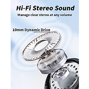 Wireless Earbuds Sports Bluetooth 5.1 Headphones Earhook Noise Cancelling, 50H Wireless Ear Buds Over Ear with Charging Case, Bluetooth Earphone for Samsung Android, Audifonos Bluetooth inalambricos