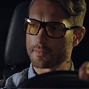 Eagle Eyes NIGHT-LITE NAVIGATOR NIGHT DRIVING Glasses- Tortoise