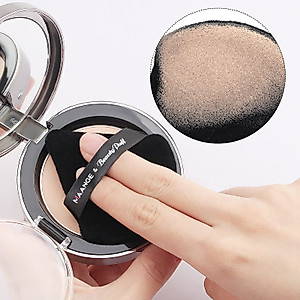 MAANGE 6 Pcs Powder Puff, Triangle Makeup Puff for Loose Powder, Soft Face Body Foundation Powder Puffs, Makeup Tool For Cosmetic, Triangular Design for Contouring, Under Eyes and Corners