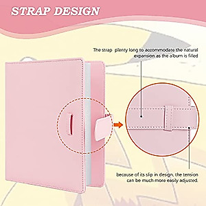 256 Pockets Photo Album for Fujifilm Instax Mini LiPlay 12 11 9 8 40 Evo 7S Instant Camera/Mini Link Printer, Polaroid Snap Touch PIC-300 Z2300 Mint Zip Instant Camera Printer(Baby Pink)