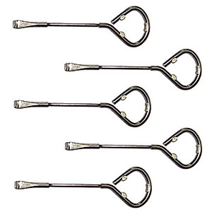 5 Pack Paint Can Opener, Bottle Opener, Metal Paint Can Opening Tool, 5 Pack Steel Paint Can Tool