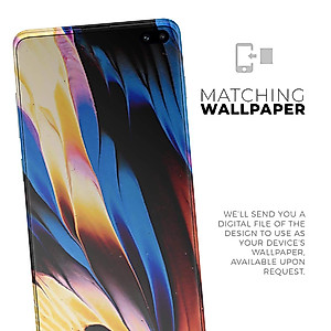 DesignSkinz Liquid Abstract Paint V42 Protective Vinyl Decal Wrap Skin Cover Compatible with The Samsung Galaxy S20 (Screen Trim & Back Glass Skin)