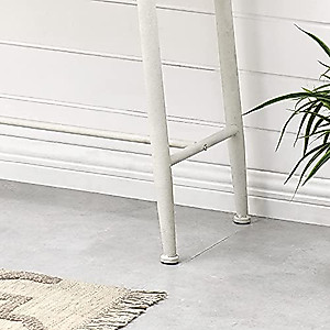 FirsTime & Co. Natural and White Berkeley Desk, Writing Desk, Compact Computer or Laptop Desk for Home Office, Wood and Metal, Modern, 47.25 x 17 x 31.75 inches