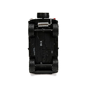 2007 Wrangler Gray and Black with Blue and White Stripes with Extra Wheels Just Trucks Series 1/24 Diecast Model Car by Jada 34194