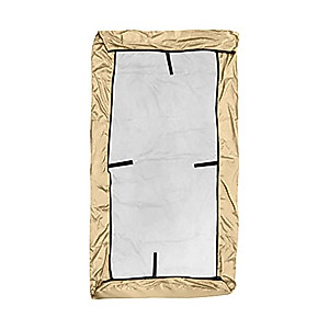 Elainilye Replacement Patio Swings Canopy Outdoor Replaceable Porch Top Cover Sunscreen Waterproof Garden Yard Swing Replacement Parts (Silver) (Beige)