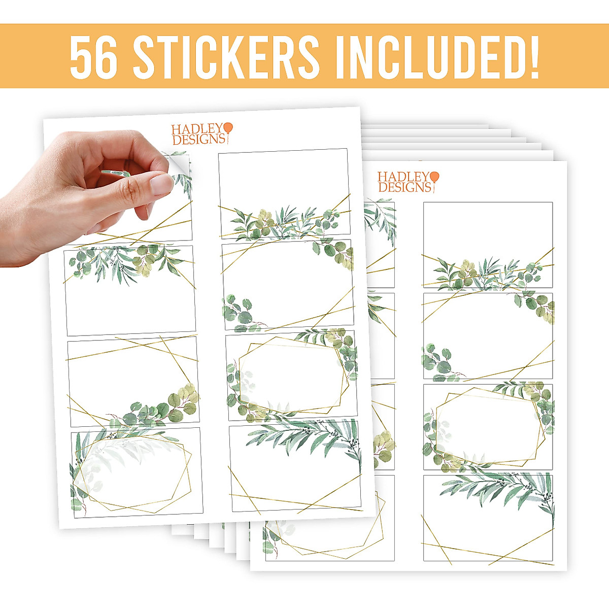 Eco-Friendly Greenery Name Tags for Kids & Classrooms