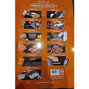Blackstone 25 Piece Griddle Tool Kit Gift Set for Outdoor Cooking