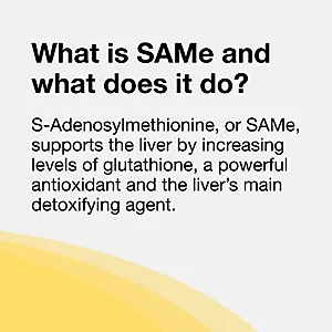 Nutramax Denosyl Liver and Brain Health Supplement for Small Dogs and Cats, With S-Adenosylmethionine (SAMe), 30 Tablets