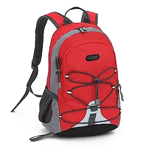 10L Small Hiking Backpack for Kids Ages 3-6 Girls Boys Under 4 feet, Mini Waterproof Outdoor Sport Travel Camping Daypack (Red)