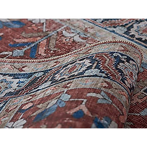Novogratz by Momeni Rugs Doheny Polyester Rust Area Rug 7'6" X 9'6" (DOHENDOH-1RST7696)