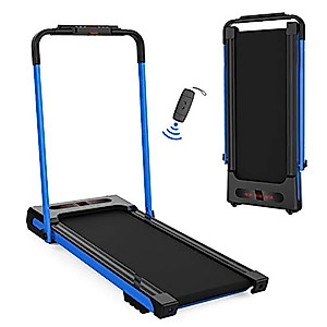 FYC Foldable Treadmills for Home Electric Treadmill Running Machine for Exercise Walking Sport Fitness Workout Light Built-in 3 Modes & 12 Programs with Pad & Mobile Phone Holder, Free Installation