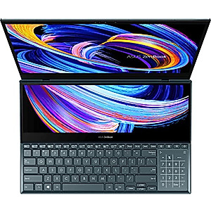 ASUS Zenbook Pro Duo 15 OLED 12th Gen 15.6" Home & Business Laptop (Intel i9-12900H 14-Core, 32GB LPDDR5 4800MHz RAM, 2TB PCIe SSD, GeForce RTX 3060, 60Hz Touch Win 11 Pro) with Hub