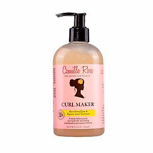 Camille Rose Curl Maker, Smoothing and Nourishing Curly Hair Gel with Aloe, for All Hair Types and Textures, 12 fl oz
