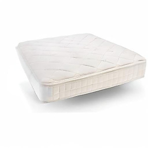 Naturepedic Chorus Organic Mattress - Medium Firm Mattress with Encased Coil Layers for Universal Comfort and Pressure Relieving - Bed-in-a-Box Latex Mattress - King