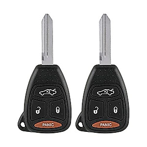 Key Fob Remote Replacement Fits for Chrysler 300 2005-2007, Aspen 2007-2009, Dodge Charger 2006-2007, Durango 2007-2009, Jeep Commander 2006-2007, Grand Cherokee 2005-2007 KOBDT04A, OHT692427AA