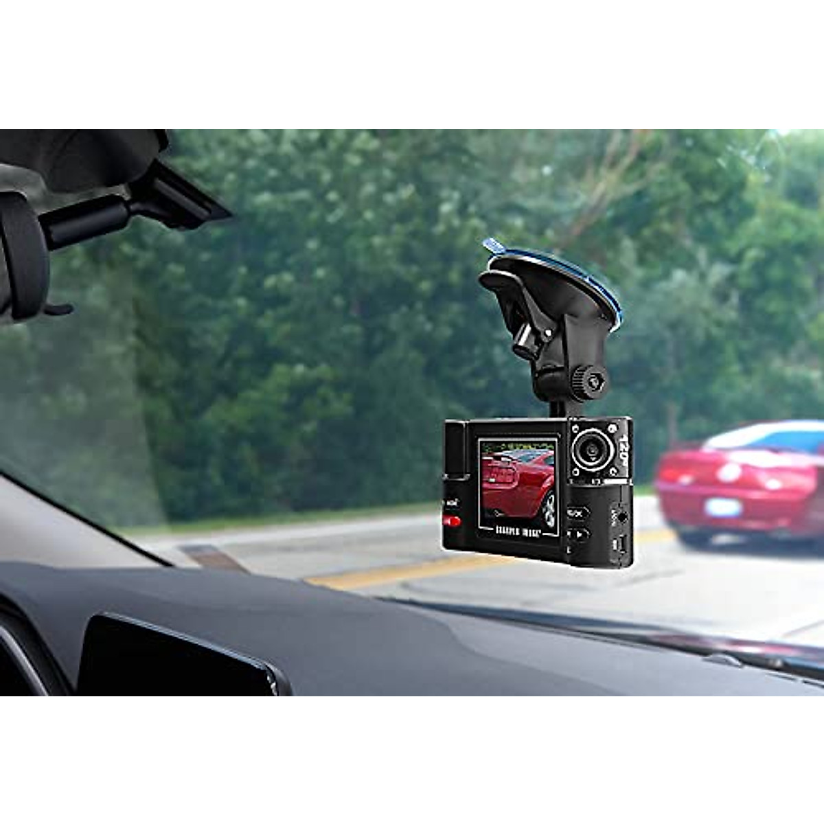 Sharper Image Dual Recording Windshield Camera