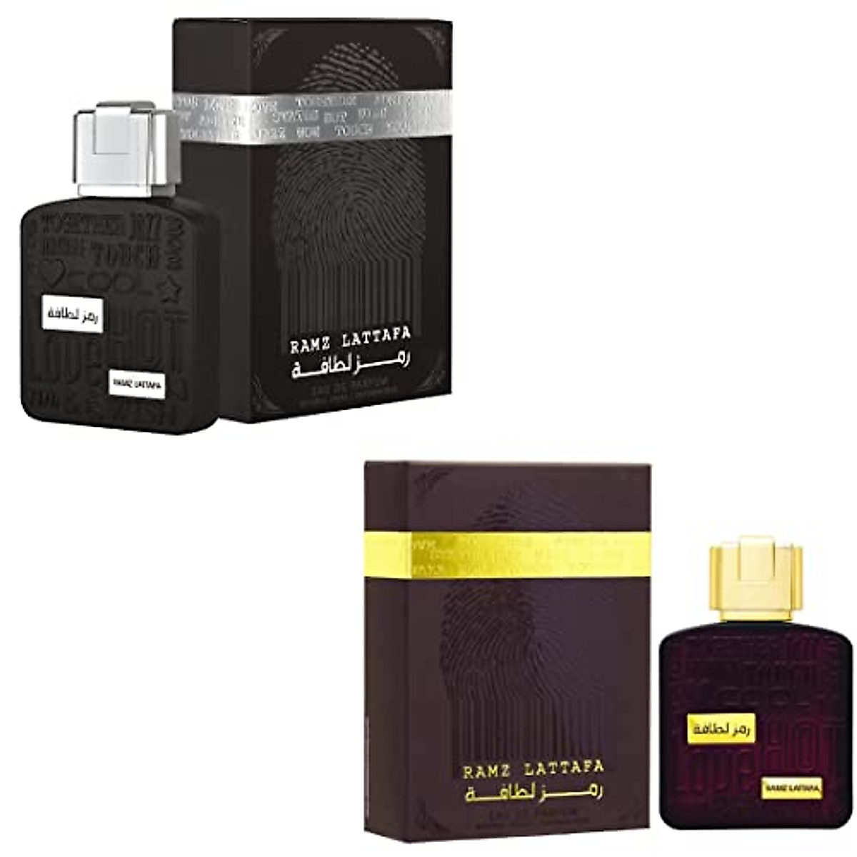 Ramz Lattafa COUPLE SET - EDP - Eau De Parfum 100ML (3.4oz) | Creamy & Deep | Elegant Blend with Pineapple, Guaiac Wood, Apple, Patchouli, and Vanilla | Everyday Essential | by Lattafa