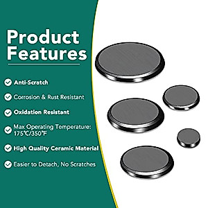 TRYMAG Small Magnets for Crafts with Adhesive Backing, 5 Different Size, 50Pcs Strong Round Circle Magnets Ceramic Industrial Magnets, Flat Ferrite Craft Magnets for Refrigerator, Button, Hobbies