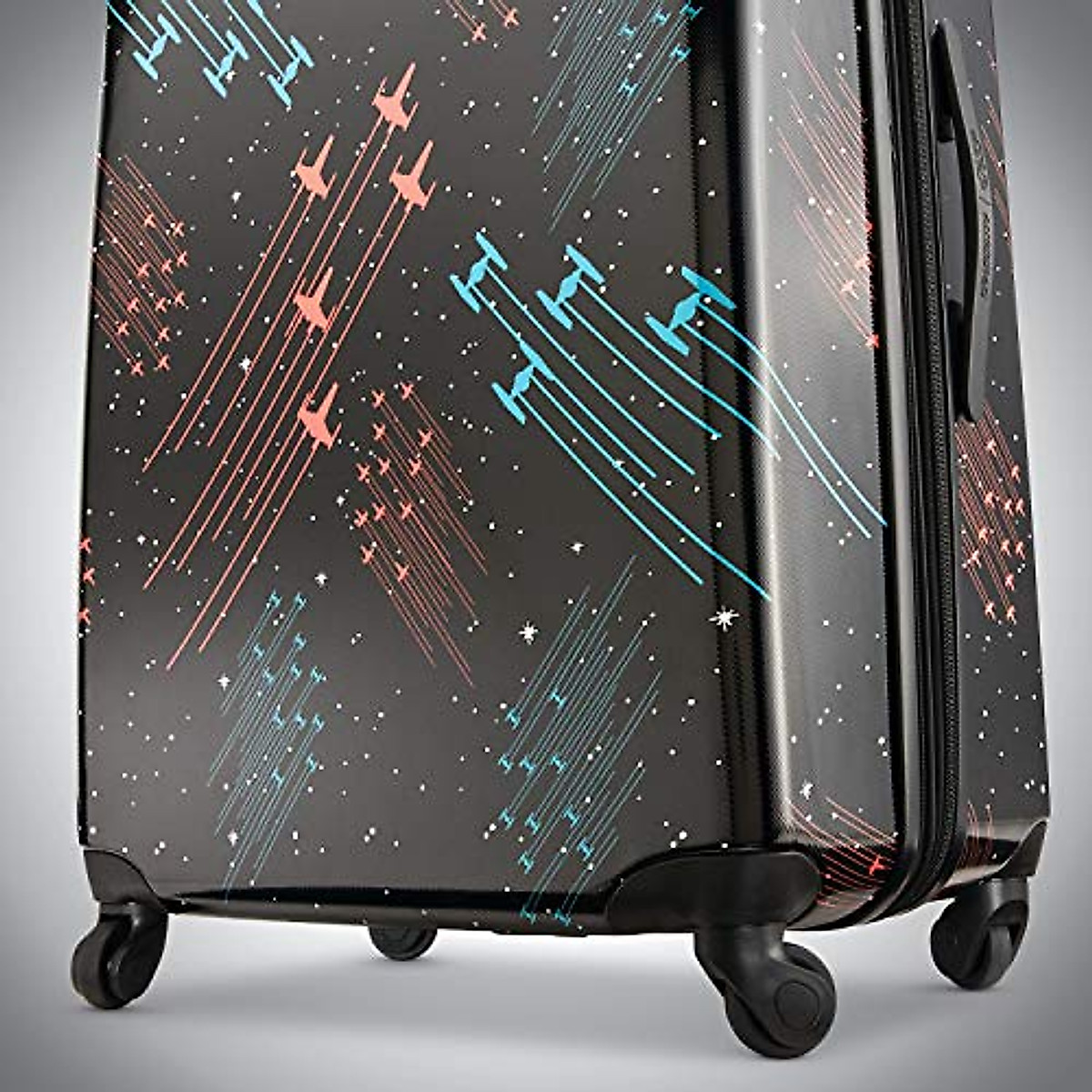 American Tourister Star Wars Hardside Spinner Wheel Luggage, Galaxy, Checked-Large 28-Inch