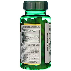 Nature's Bounty Green Tea Pills and Herbal Health Supplement, Supports Heart and Antioxidant Health, 315mg, 100 Capsules