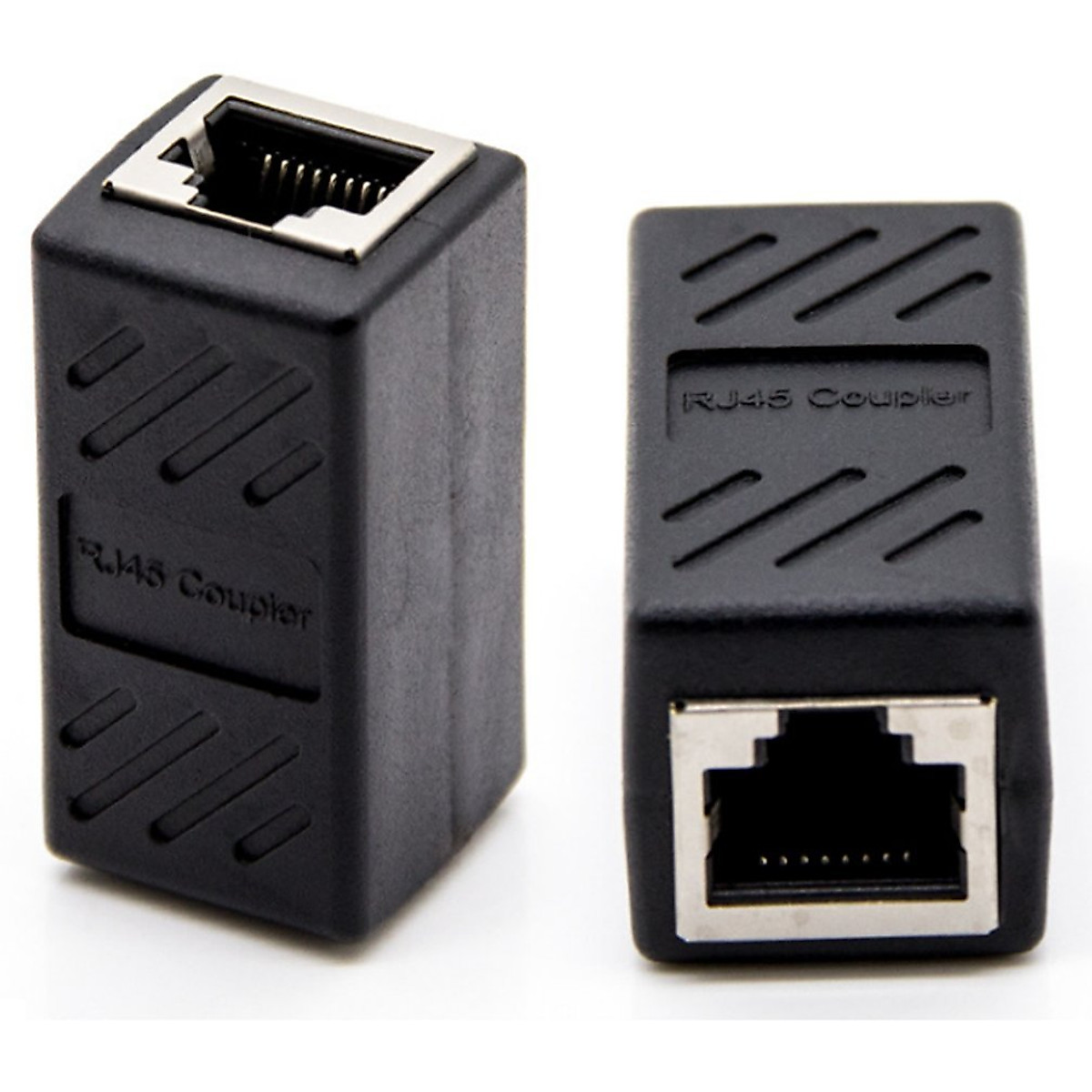 YOQXHY RJ45 Couplers,in Line Coupler Cat5 Cat5e Cat6 Cat7 Ethernet Cable 8P8C Extender Adapter Female to Female,(20 Pack)