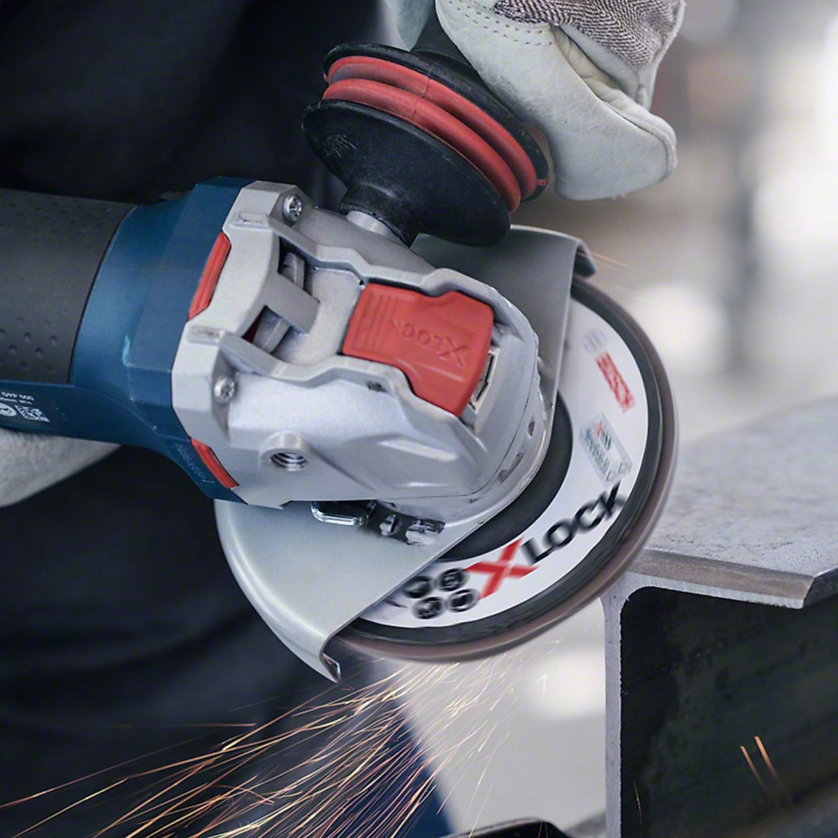 Bosch Professional 2608619203 Angled Flap Disc Best for Metal X-Lock, X571, Diameter 125 mm, Grain K80