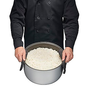 Proctor Silex Commercial 60 Cup / 14 Liter Rice Warmer, Double-Wall Insulated, Heated Hinged Lid, Nonstick Pot, Maintain Food Safe Temperatures Up to 12 Hours, Conforms to NSF, 37580