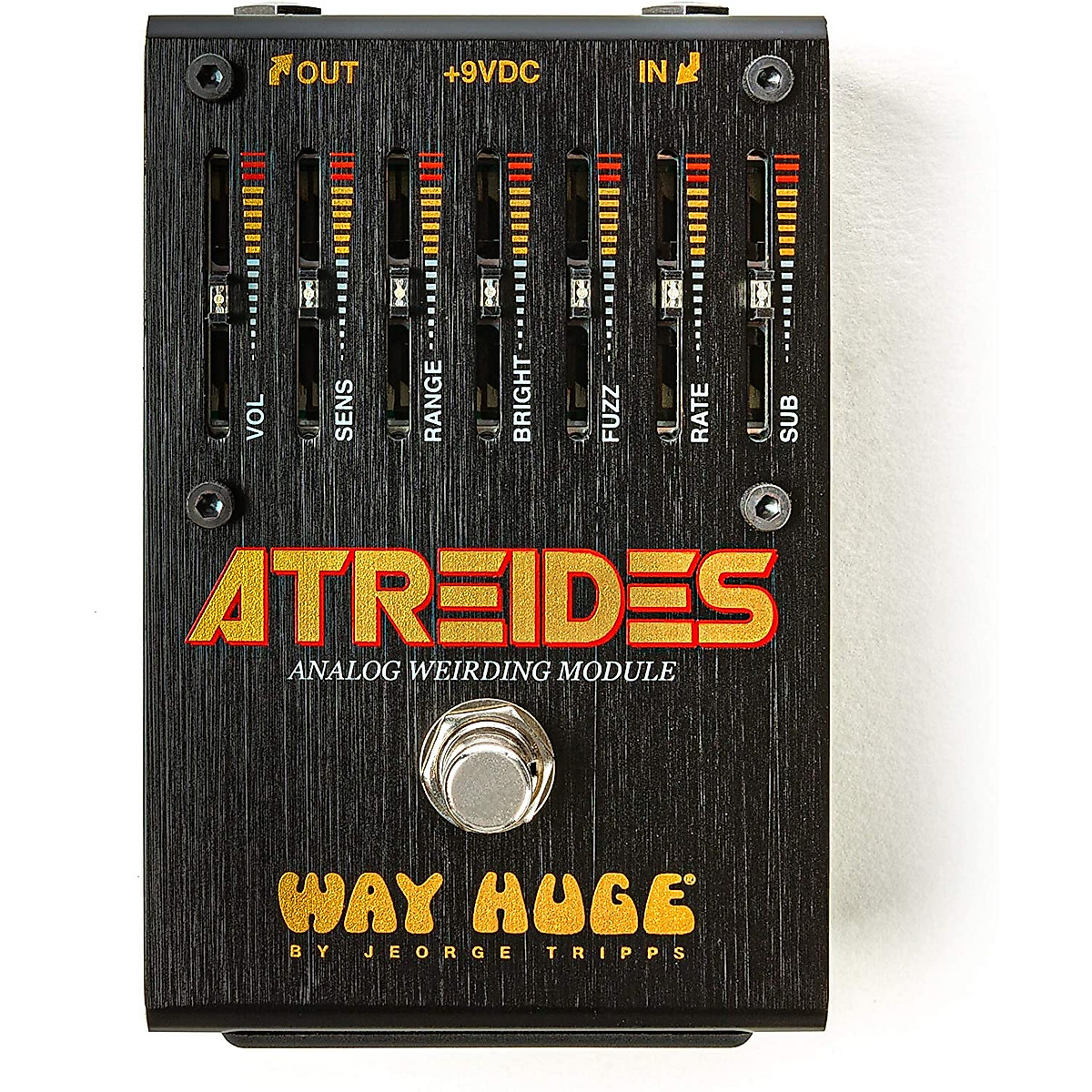 Briskdrop Way Huge WHE900 Atreides Analog Weirding Module Pedal Bundle with Dunlop ECB003 Power Supply & Patch Cables, WHE900-ECB003